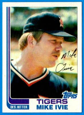 Mike Ivie 1982 Topps Traded card # 45T (ex-mt) Detroit Tigers | eBay