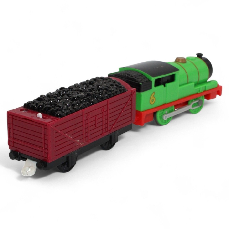 Thomas & Friends TrackMaster Talking Percy Mattel 2009 Motorized Green ...
