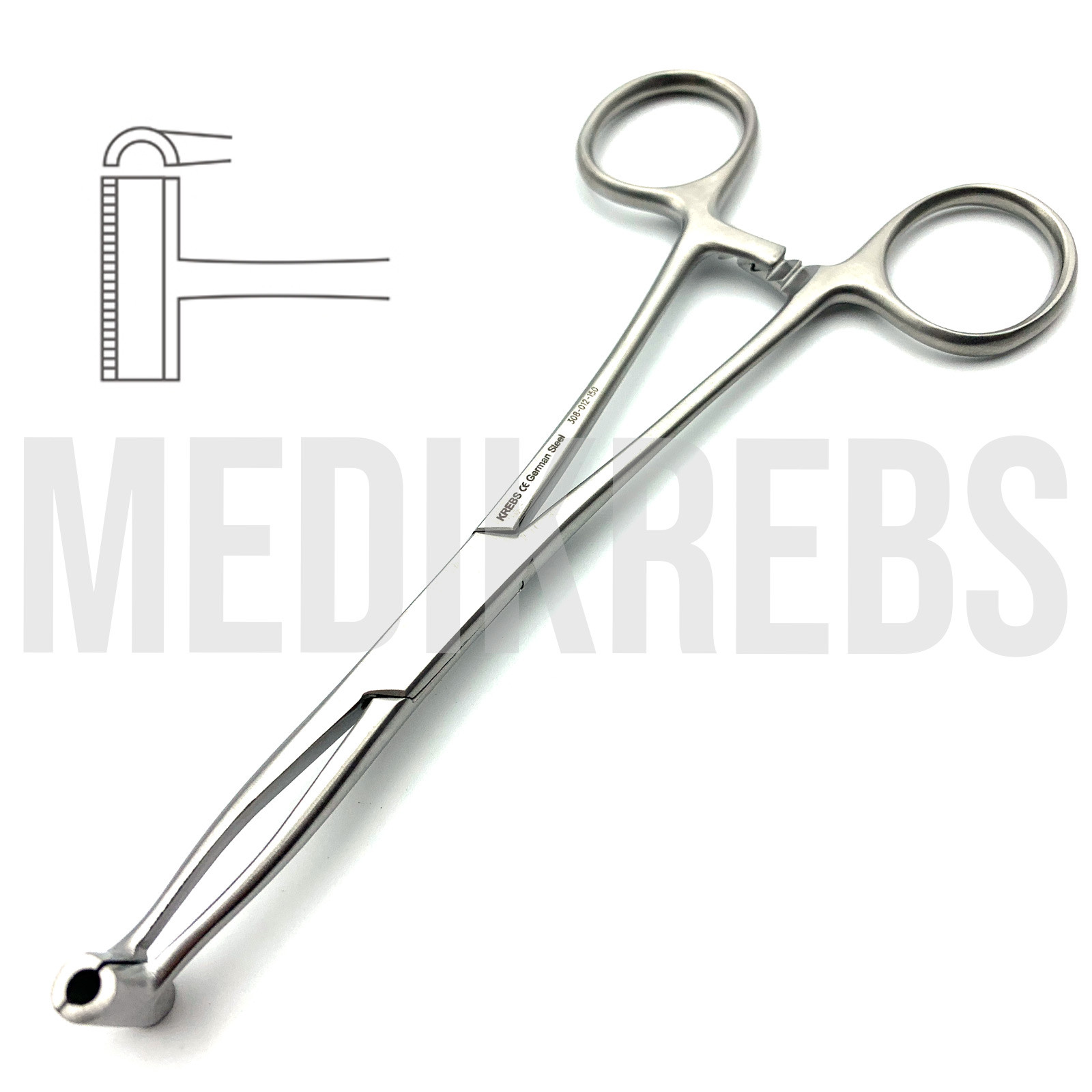 Pratt Haemostatic Forceps 15 cm - 6'' O.R Grade German Steel Surgical ...