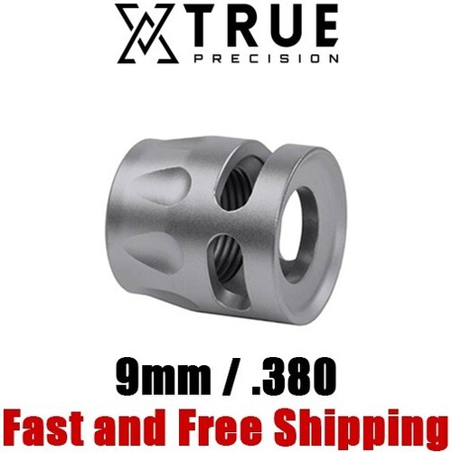 True Precision 9mm/380 Micro Comp Pistol Compensator - 1/2x28 (Stealth ...