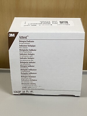 3M Attest Sterilization Biological Indicator Vial, 3M 1262P, 25 Count ...