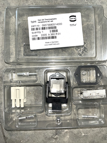 HARTING 09573680514000 Han 3A Thermoplastique Plastic 4Hybrid AC ...