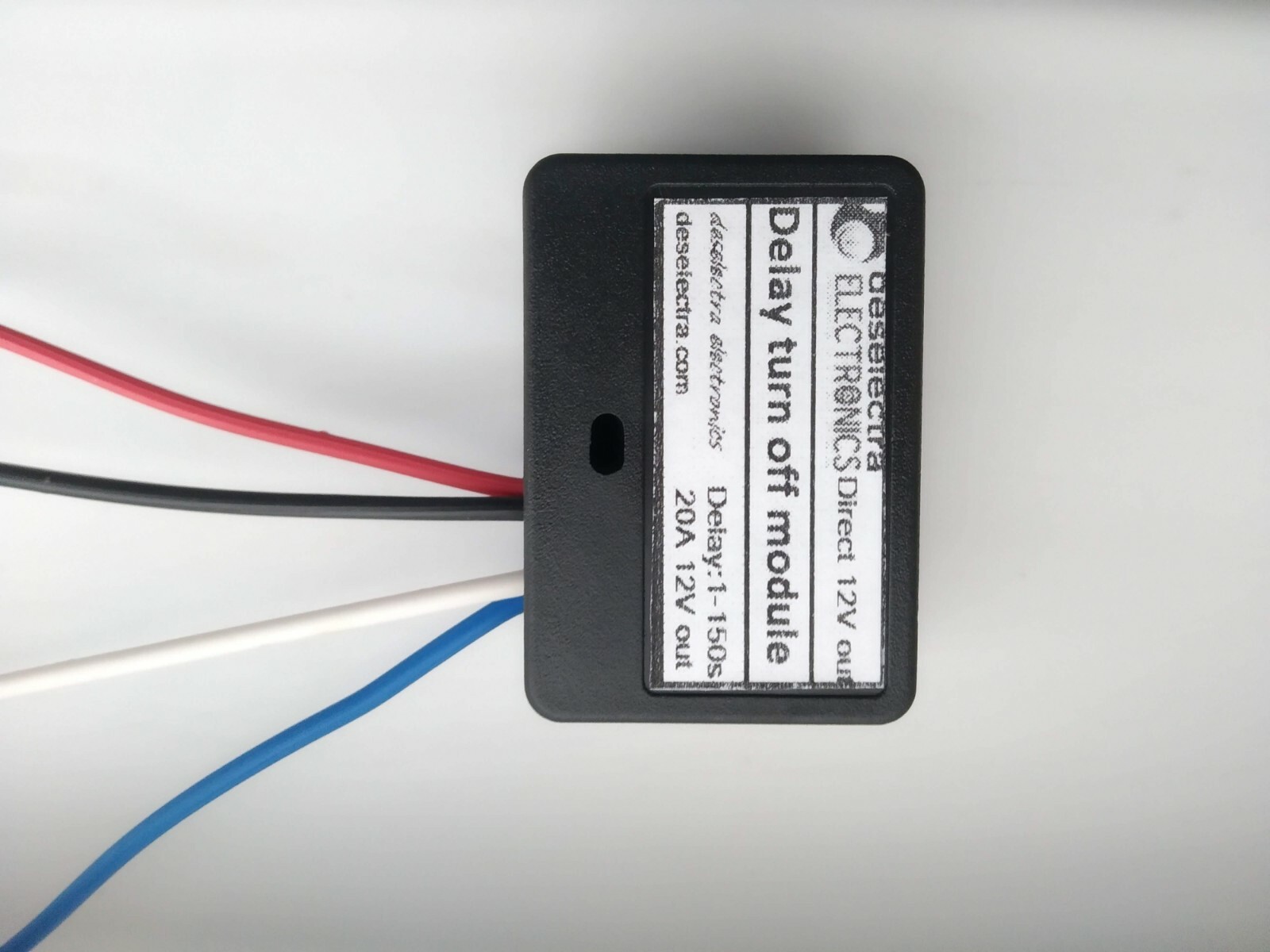 EASY TO USE CAR TIMER SWITCH RELAY 1-150 SEC Delay OFF 12V 20A DIRECT ...