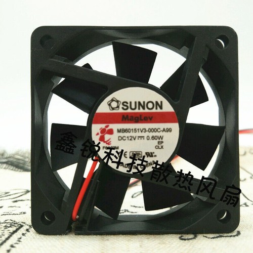 1PC MB60151V3-000C-A99 12V 0.60W 6015 6CM 2-wire #E1 | eBay