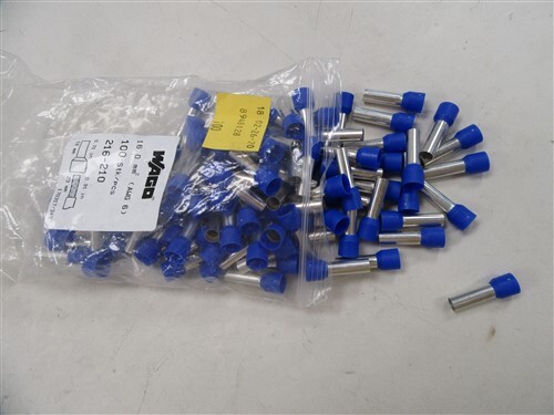 WAGO WIRE FERRULE 6 AWG (100 PIECES) BLUE 216-210 MARINE BOAT | eBay
