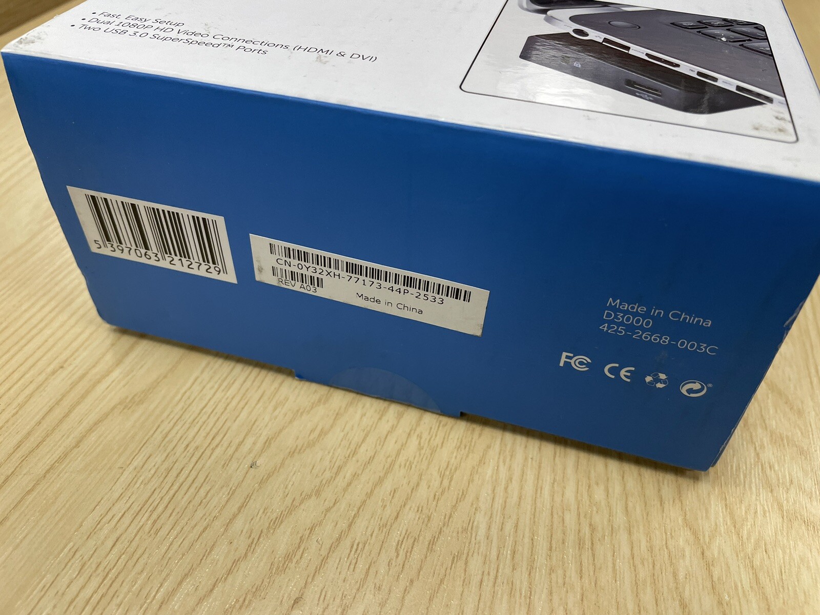 Dell D3000 SuperSpeed USB 3.0 Docking Station for sale online | eBay