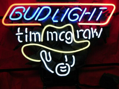 BVD Light Tim Singer Neon Sign 19"x15 "Home Bar Club Wall Decor Artwork ...
