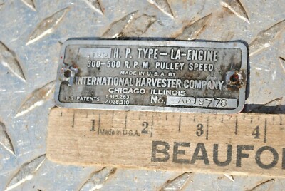 Stationary Engines - International La Engine