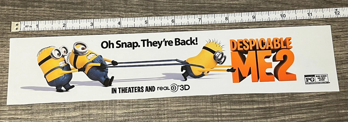 Despicable Me 2 Poster Back To Work