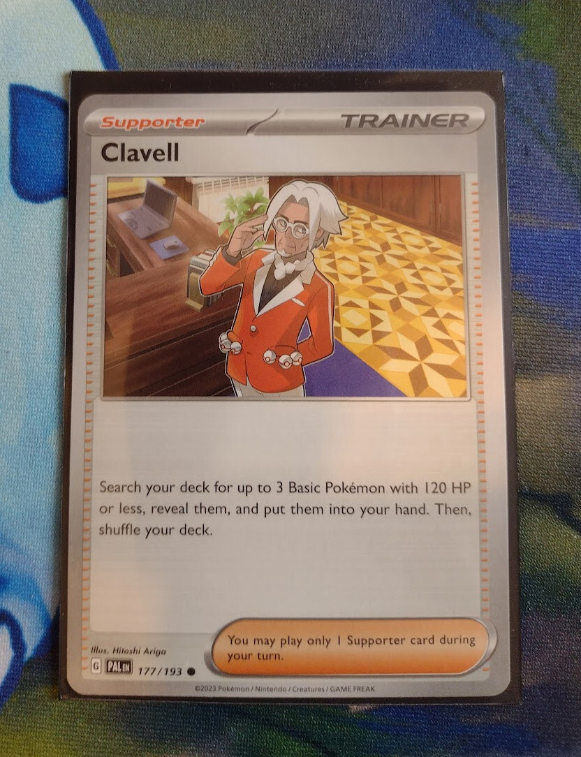 Pokemon x4 PALDEA EVOLVED Clavell Trainer Supporter Card PAL 177 Play ...