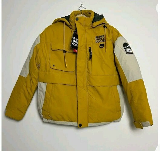 SUPER TRIPLE GOOSE DOWN WINTER JACKET COAT Snow Parka SKI Canadian ...