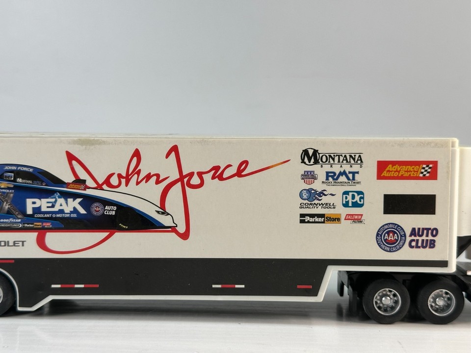 Action John Force Autograph Signed Auto Peak NHRA Tractor Truck w ...