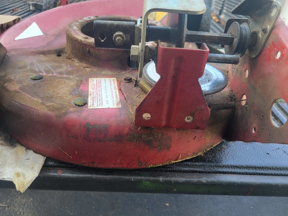 VINTAGE SNAPPER 21" HIGH VAC DECK WITH SELF PROPELLED PULLEYS | eBay