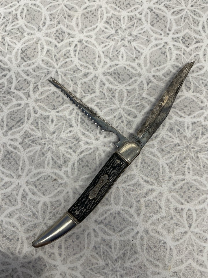 Vintage Colonial Providence R.I. Fish-Knife Pocket Knife with Hook ...