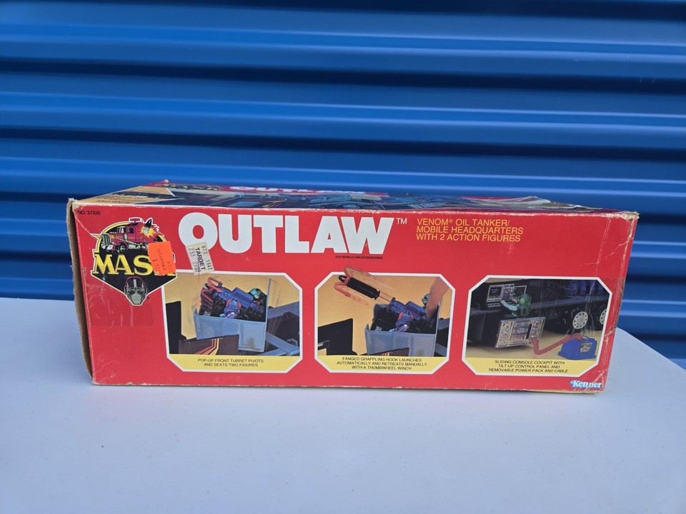 1986 Outlaw Complete w/ Box Vintage MASK Vehicle Figures Masks ...