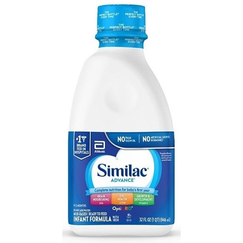 Similac Advance Early Shield Ready to Feed Infant Formula with Iron, 32 ...