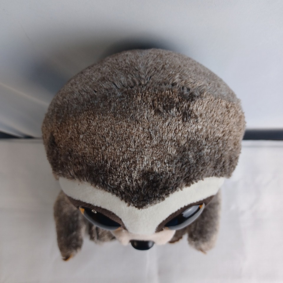 TY Silk Beanie Boo Dangler Sloth Brown Glitter Eyes & Paws Plush ...