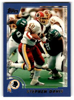 2000 Topps #170 Stephen Davis Washington Redskins Football Cards EX/ ID ...