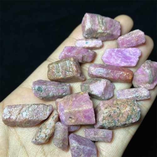 107g Natural Red Corundum Ruby Crystal Rough Mineral Specimen healing ...