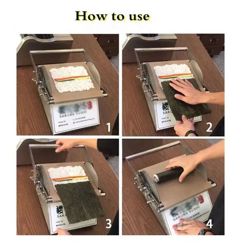 Sushi Roll Making Machine Tabletop Sushi Forming Roller Maker Round ...