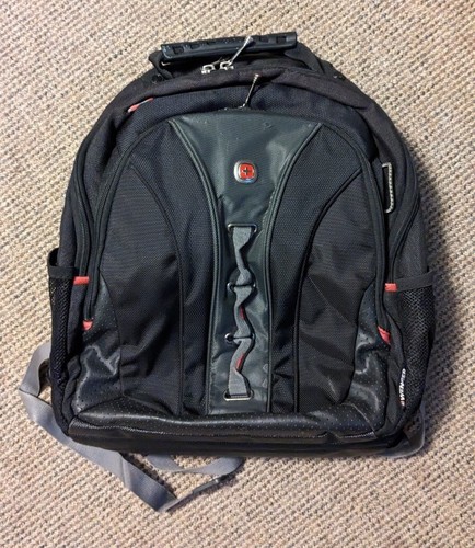 Swiss Gear Wenger 17in Laptop Backpack - Black - Great Condition & Free ...