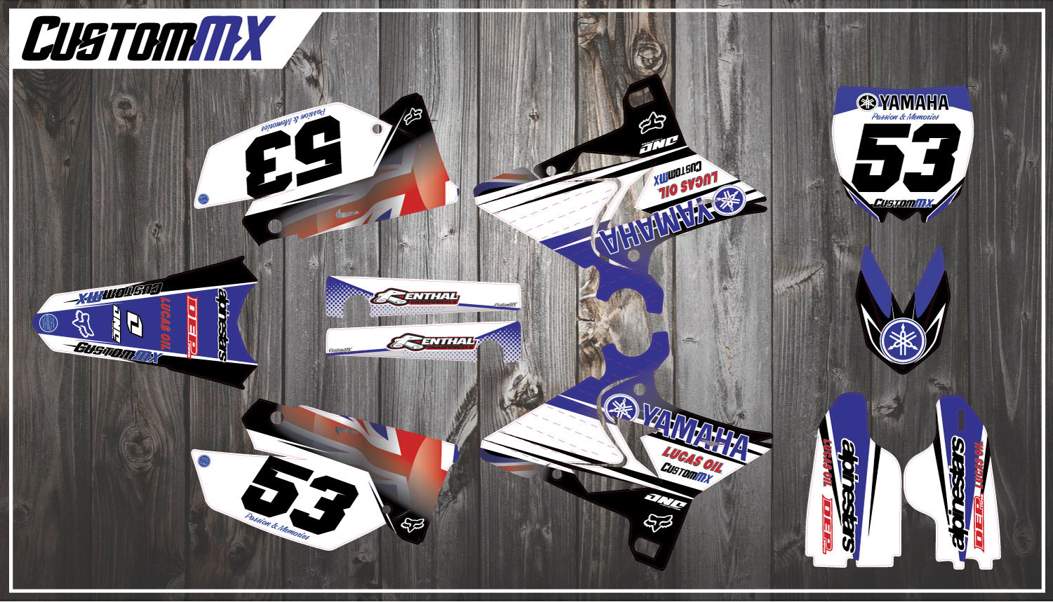 Yamaha Graphics Kit: Fit YZ YZF WR WRF 85 125 250 450 426 & All Restyle ...