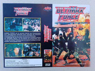 JAQUETTE VHS - ULTIMAX FORCE - VHS SLEEVE - HIGHLIGHT VIDEO | eBay
