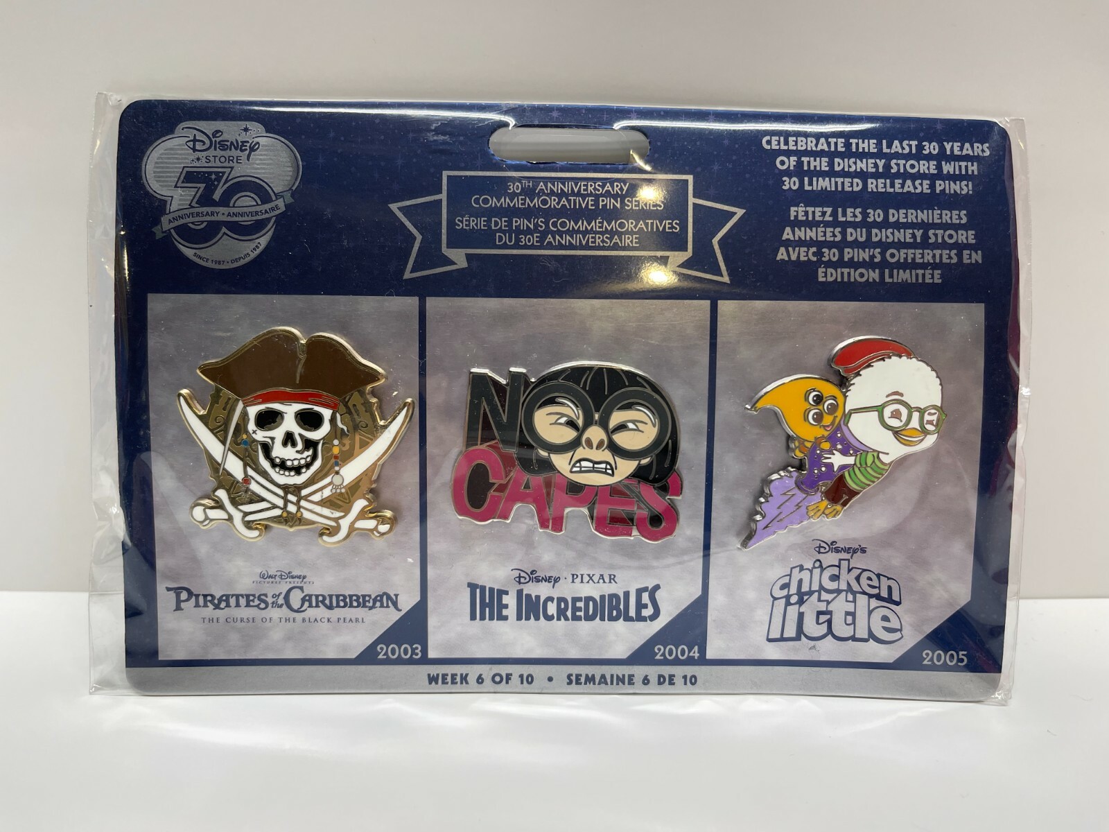 Disney 30th Anniversary Limited Release Pin Set - Week 6 of 10 for sale ...