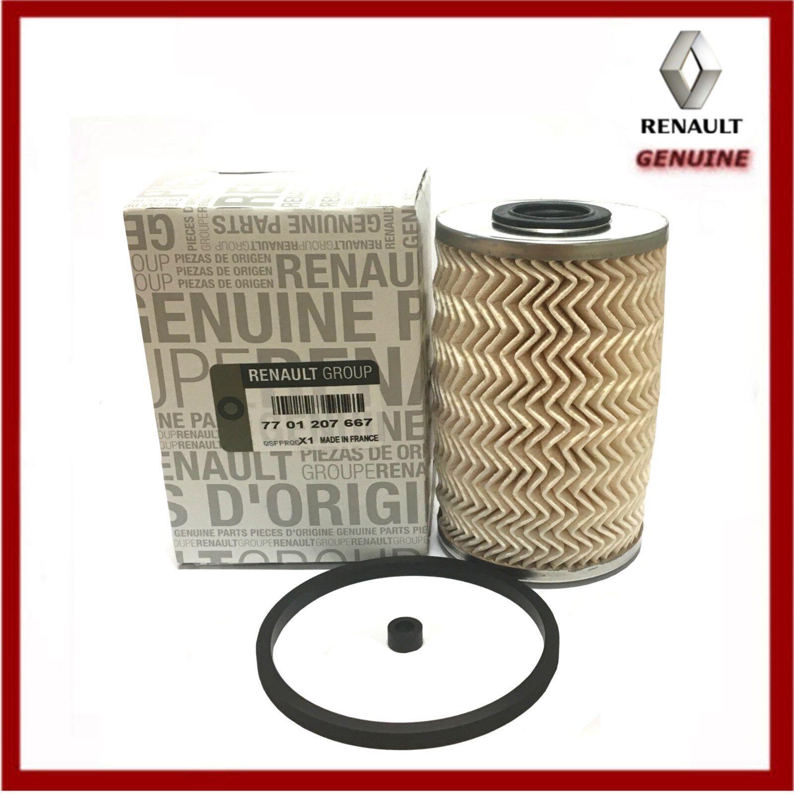 Genuine Renault Trafic & Master DCI Diesel Fuel Filter New! 7701207667 ...