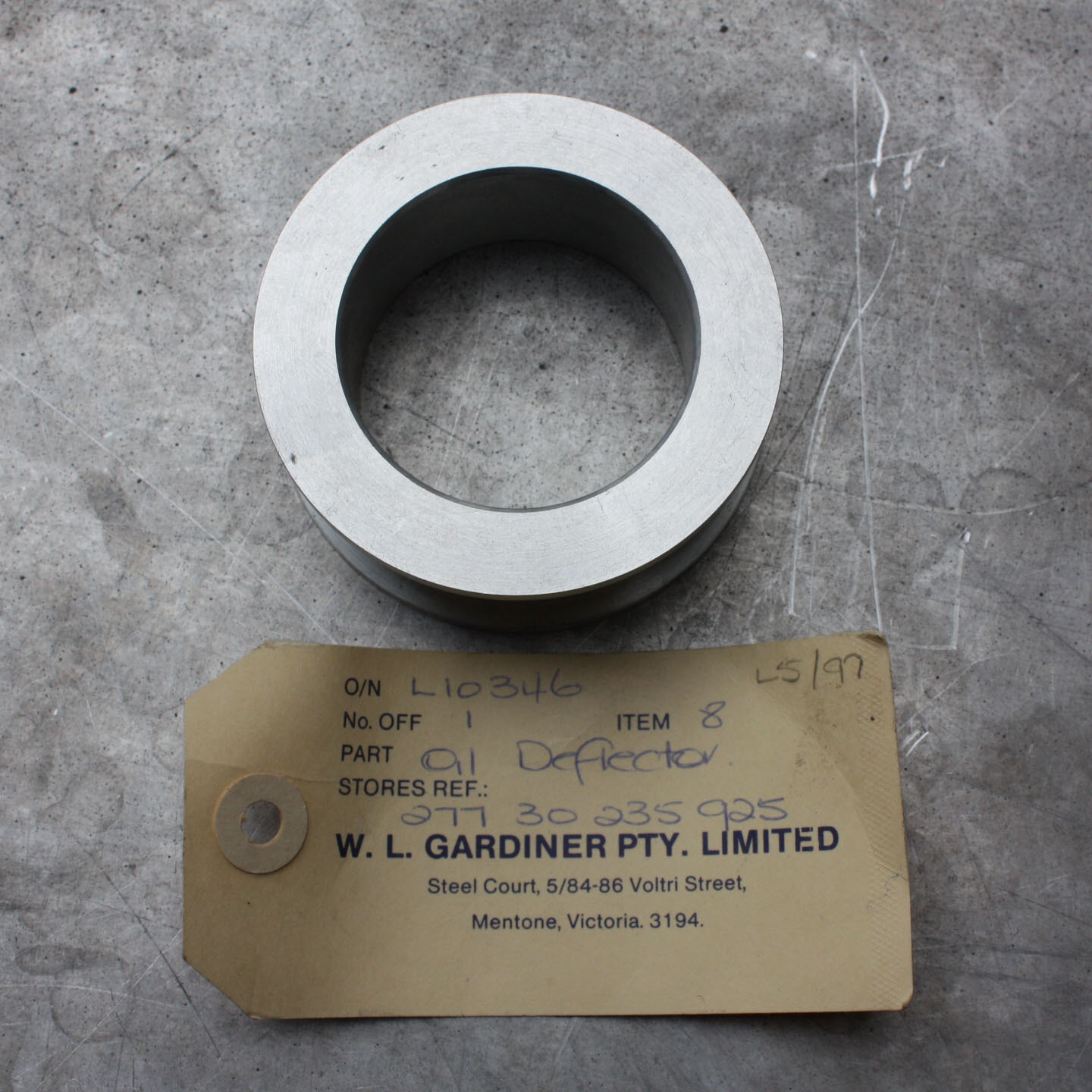 Steam Turbine Oil Deflector 277-30-235-925 | eBay