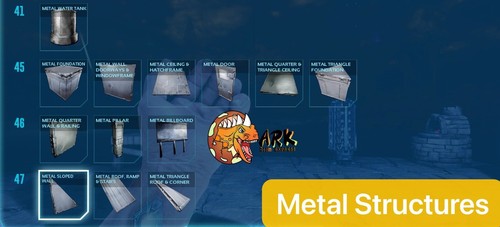 ark survival ascended PVE Discount Metal Structures | eBay