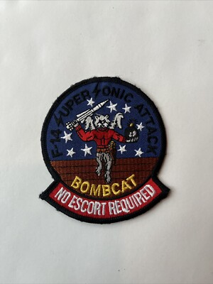USMC F-14 Supersonic Attack Bombcat ~3.75" patch No Escort Required | eBay