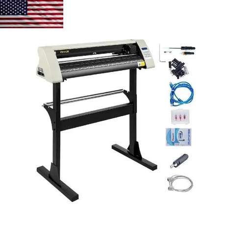 28Inch Vinyl Cutter/Plotter Sign Machine Software 3 Blades Backlight ...