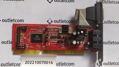 Tarjeta de sonido de audio ISA-16 bits Expertcolor MED3931 V.2.0 (OPTI ...