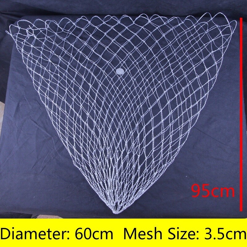 Replacement Fishing Landing Net Mesh High Strength Fish Bag Various ...