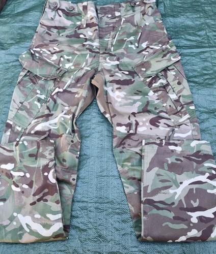 NEW Genuine British Army MTP 23 Combat Trousers Multicam IR Treated 80 ...