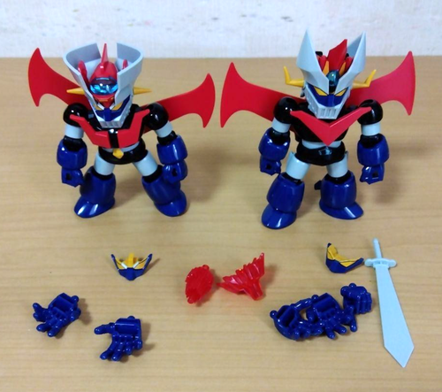 Mazinger Z Great SD CS Cross Silhouette Built SET Model Kit Super Robot ...