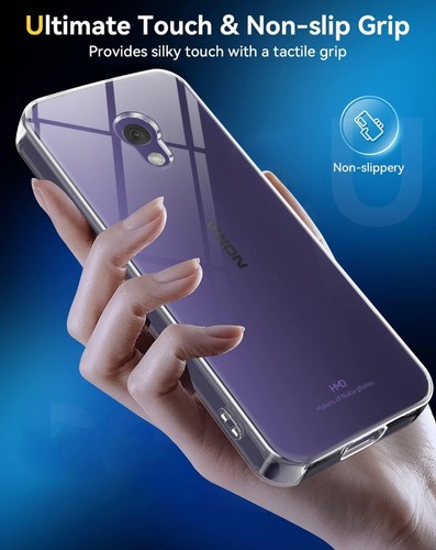 For Nokia 235 4G (2024) Case, Slim Clear Silicone Shockproof Gel Phone ...