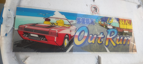 sega outrun arcade plexi marquee #20 | eBay