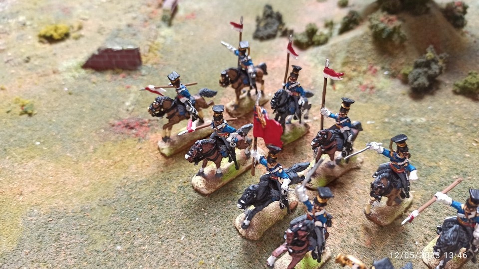 1/72 - 20mm Crimean British Lancers Cavalry - Strelets / pro painted | eBay
