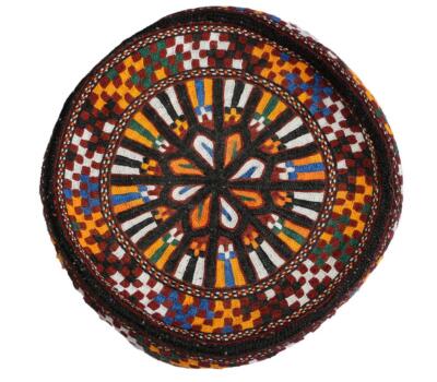 UZBEK TURKMEN AMAZING TRADITIONAL HANDMADE EMBROIDERY TUBETEIKA CAP/HAT ...