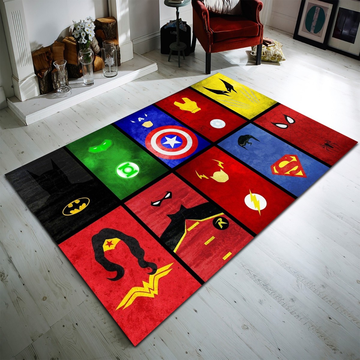 Avengers Bedroom Rug Hulk Loki Love You To The Moon Galaxy Rug For