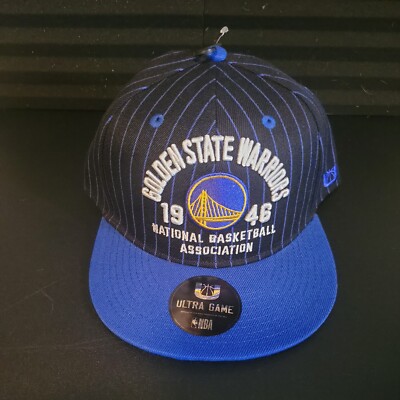 Ultra Game Golden State Warriors NBA Adjustable Snapback Hat Black Blue ...