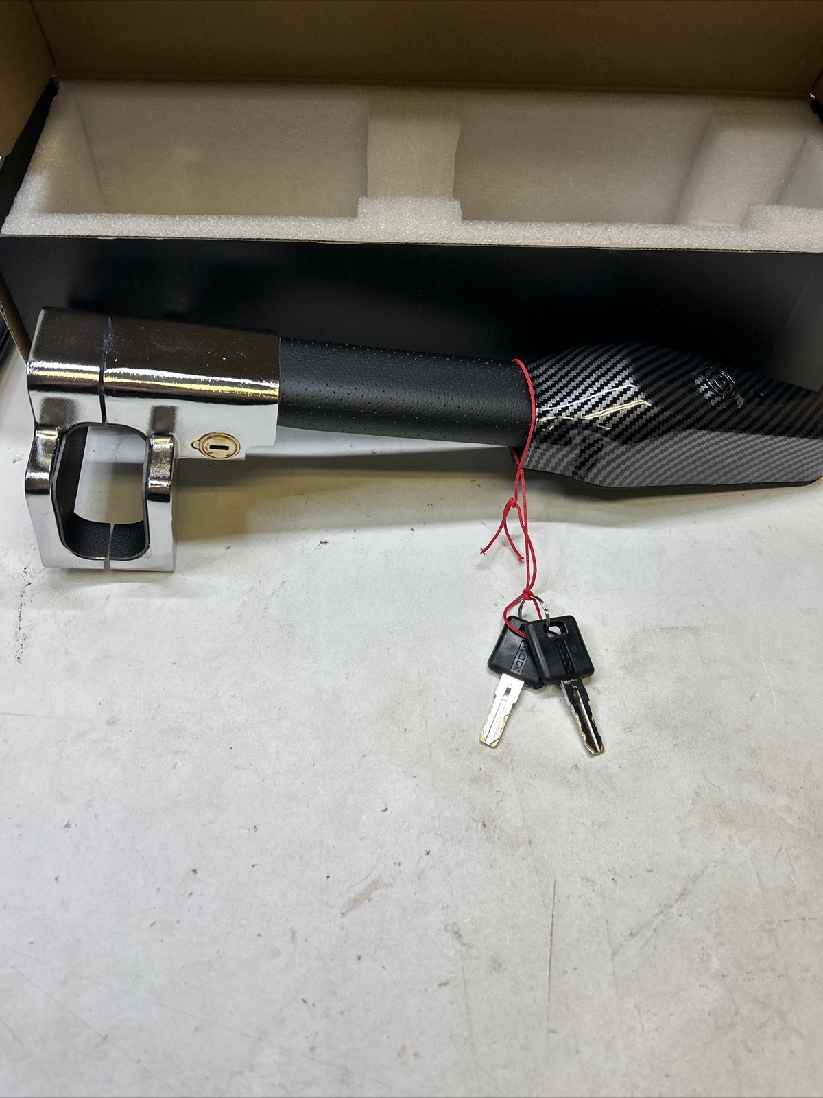 Tevlaphee Steering Wheel Lock with Alarm Anti-Theft Device. | eBay