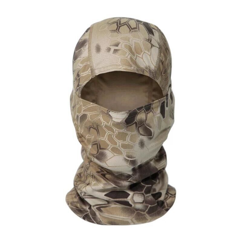 Men Army Cap Headwear Flap Hat Full Neck Cover Camouflage Hats Winter ...