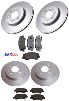 FOR KIA RIO MK3 UB 2012-2016 FRONT & REAR BRAKE DISCS & PADS SET NEW ...