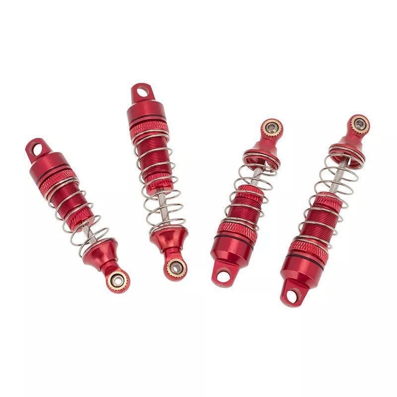 NEW Losi Mini-T 2.0 Aluminum Front Rear Threaded Shocks MiniT Red | eBay