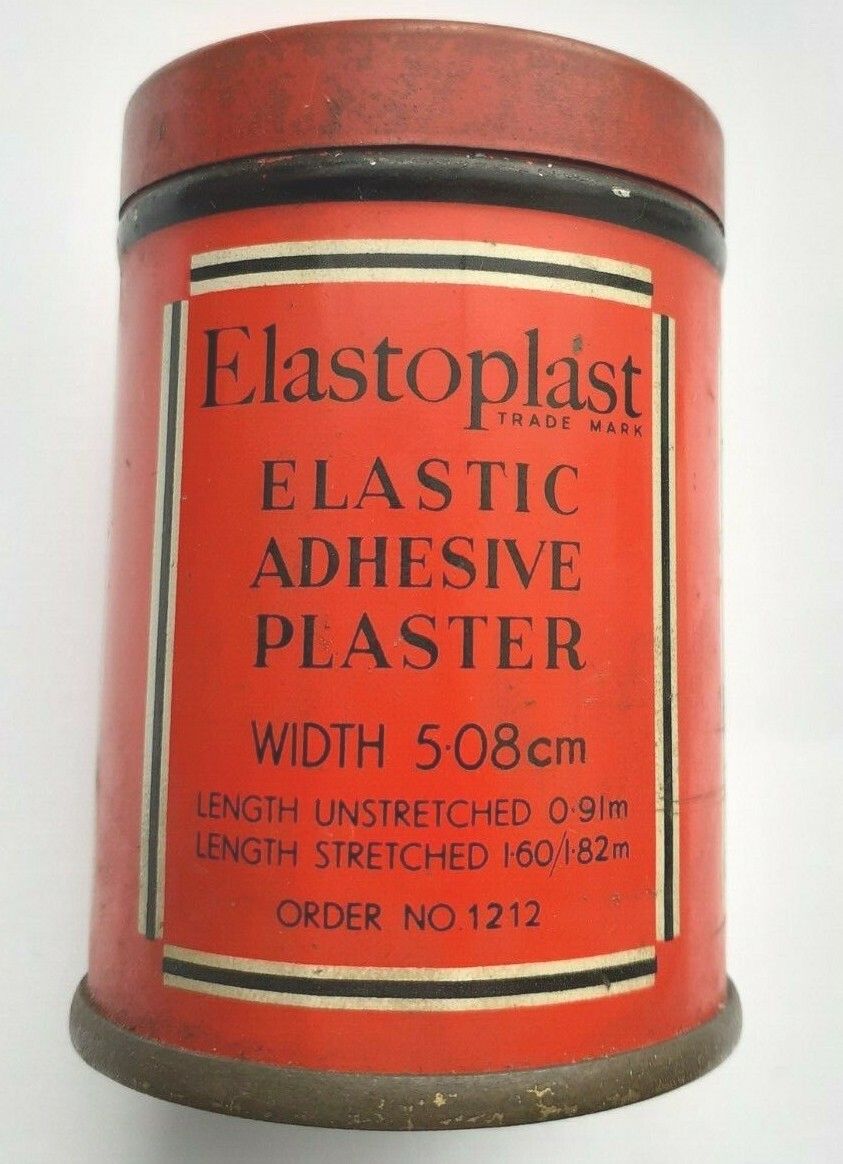 Vintage Elastoplast Tin Elastic Adhesive Plaster | eBay UK