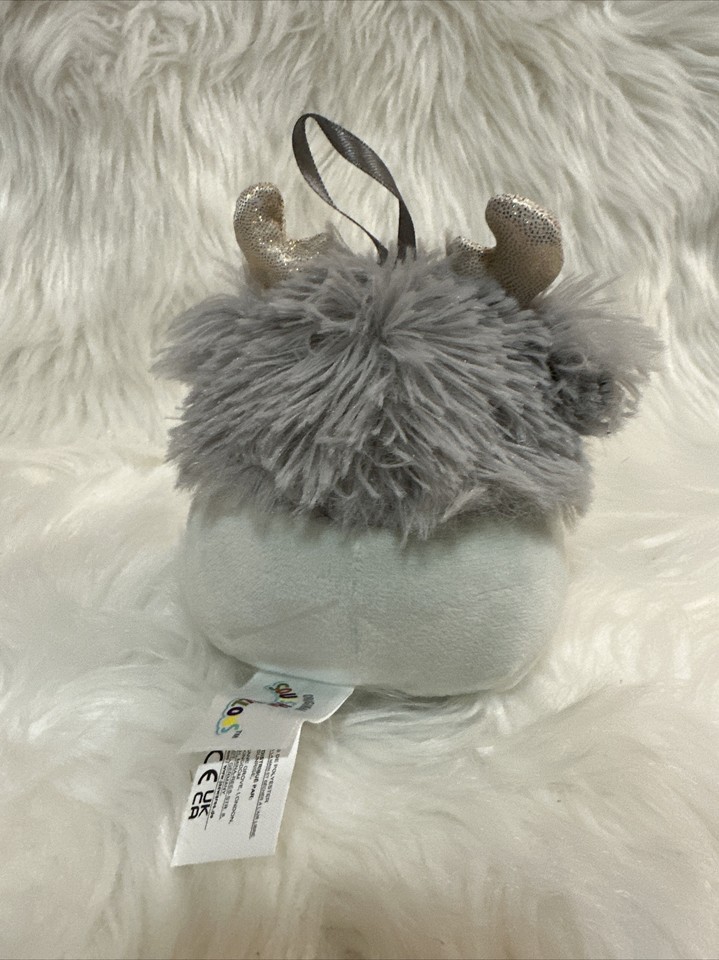 New 4 " Inch Squishmallow Evita the Bigfoot Xmas Ornament S4#1419-2 ...