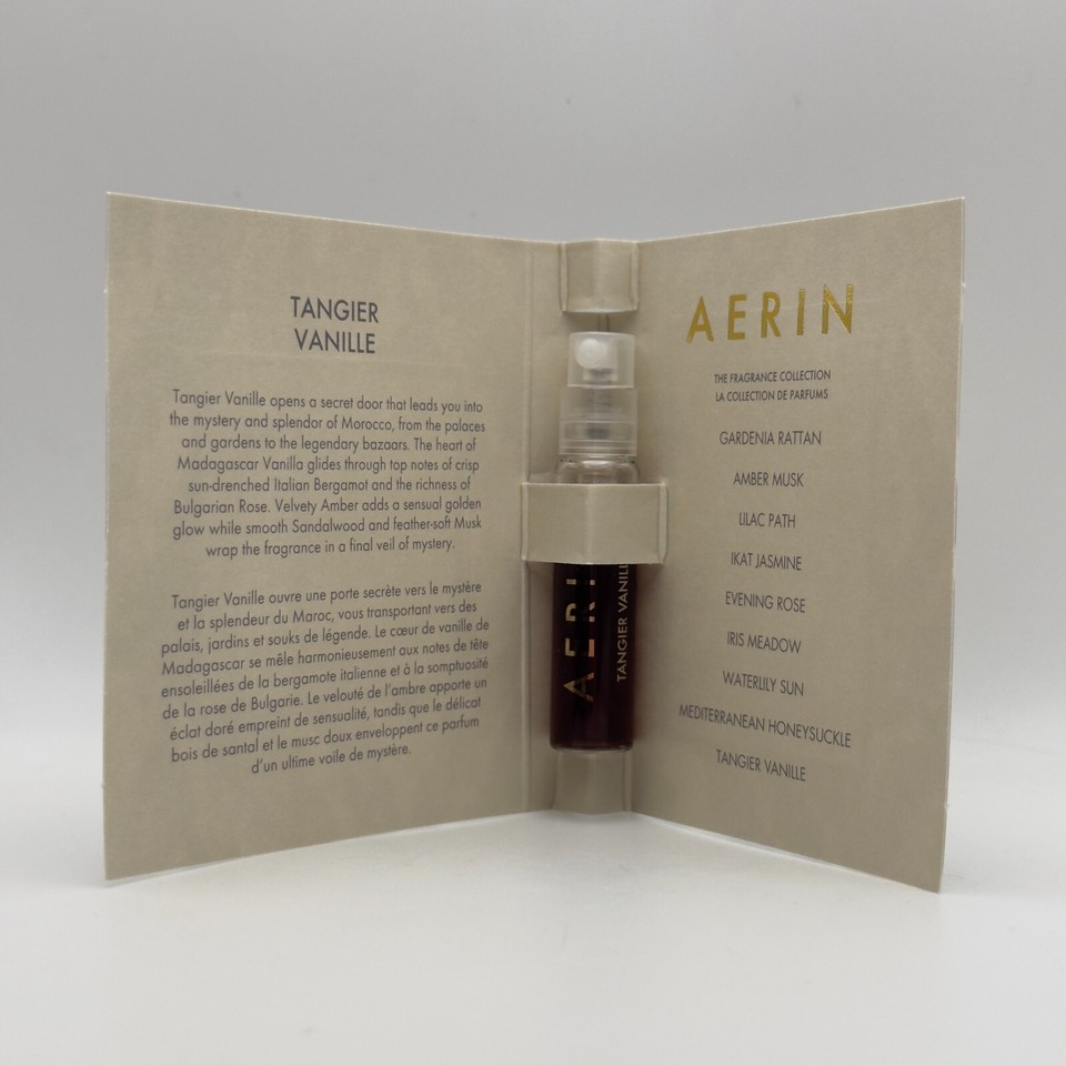 3 Aerin TANGIER VANILLE Edp Sample Spray for Women .07 fl oz/2ml | eBay